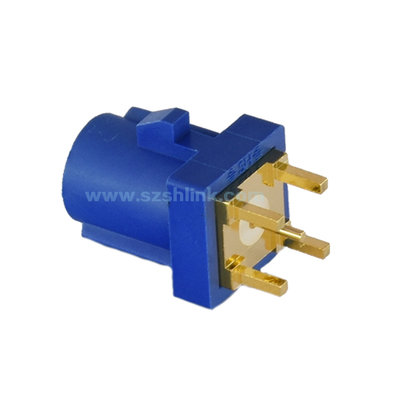 Fakra PCB mount Plug End Launch connector for Radio With IF output,Made in China