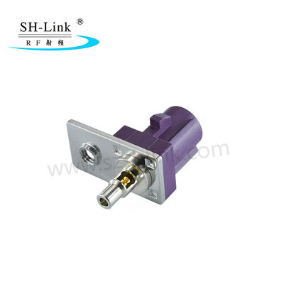 Single baffle Fakra male D code to 1.37 cable