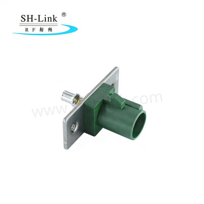 Double baffle Fakra male E code to 1.13 cable