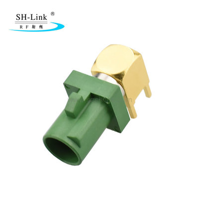 E code right angle Fakra male connector to PCB