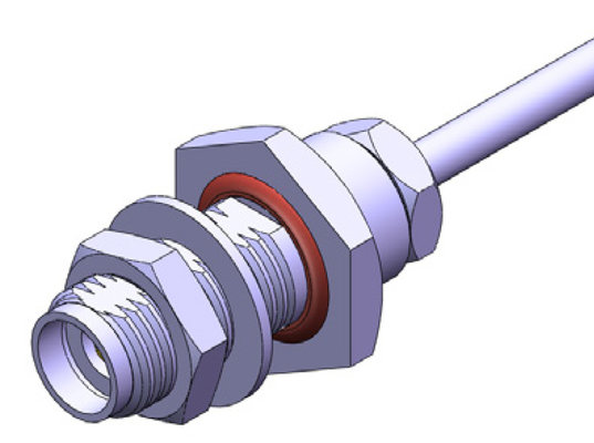 High frequency 2.92 female RF Connector with Waterproof O-ring for 086 cable