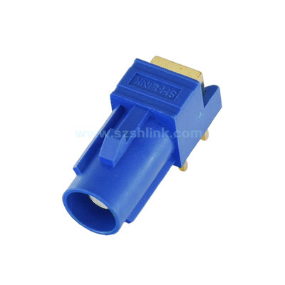 Fakra C type blue color connector for PCB,free samples are viable