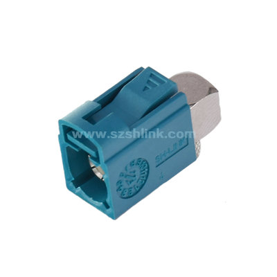 Fakra SMB Z 5021 female right angle connector crimp RG316 RG174 LMR100 Neutral coding