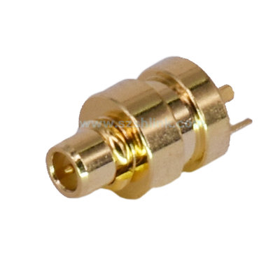 OEM/ODM MMCX RF coaxial plug brass connector gold plating for earphone,wholesales supplier