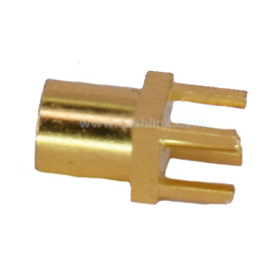 MMCX Female RF Coaxial Adapter 4 Pins Square Stand Straight Connector PCB Panel Mount Plug Jack Connector