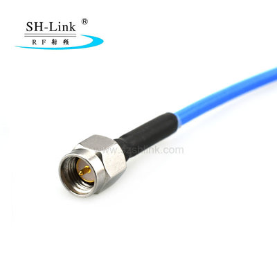 18GHz High frequency low loss SMA Male to SMA male connector SS405 cable