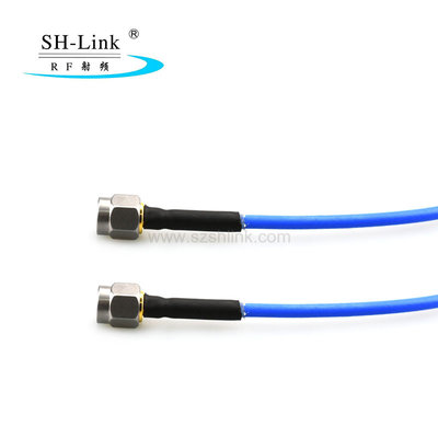 18GHz High frequency low loss SMA Male to SMA male connector SS405 cable