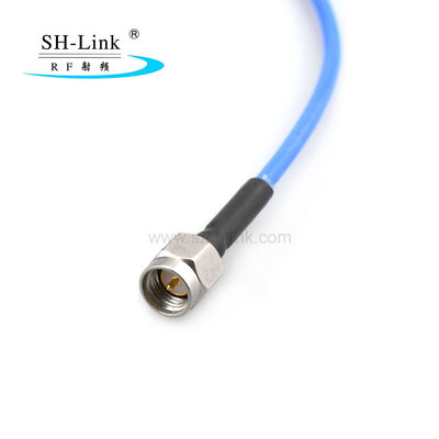 18GHz High frequency low loss SMA Male to SMA male connector SS405 cable