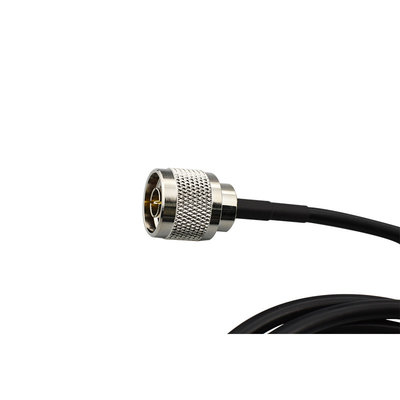 RF coaxial N type male to RP SMA right angle with RG174 cable