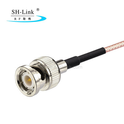 RF coaxial BNC male connector to SMA male with RG316 dual braid cable assembly