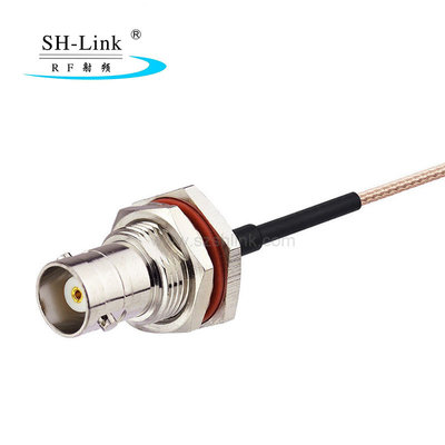 RF coaxial waterproof BNC female connector to UFL with RG1.37 cable assembly