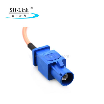 Long type Fakra male to Fakra plug connector with RG316 cable assembly