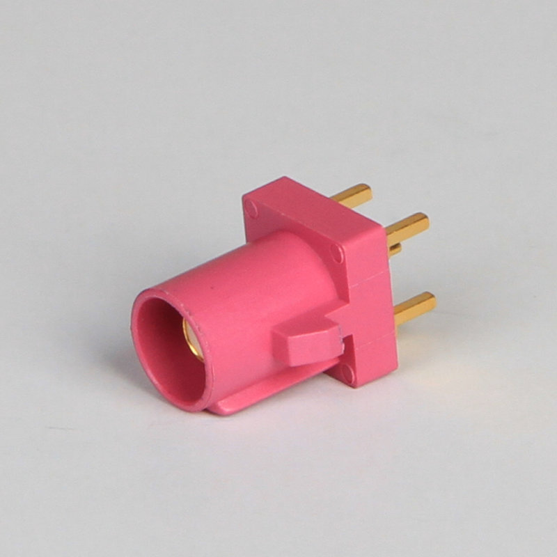 Fakra H PCB mount Plug End Launch connector Violet for Radio With RF output Car GSM