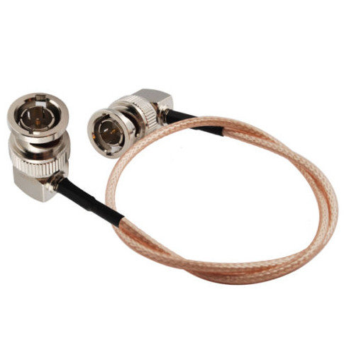 BNC male right angle to plug RA 75ohm RF pigtail cable RG179 Wireless