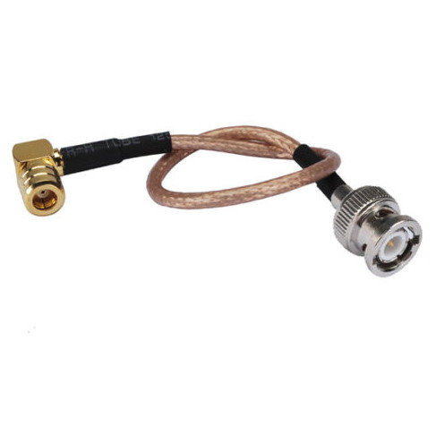 SMB male right angle to BNC plug RF pigtail coax cable RG316 30cm for GPS/GSM/Wireless