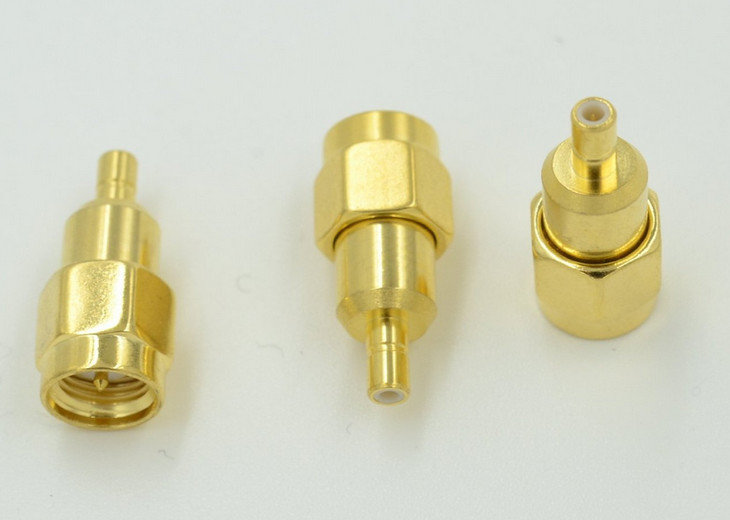 【Hot sell】High value Pure brass SMA Male Plug to SSMB Male Plug Coaxial Adapter Connector