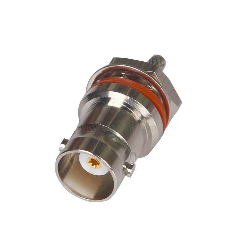 Waterproof IP67 BNC Connectors Straight Female Crimp for RG174 Cable