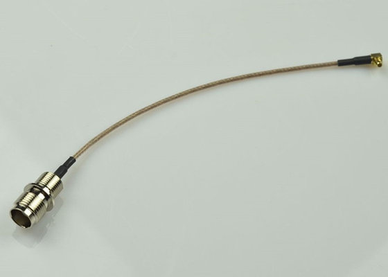 Custom RF Cable Assemblies TNC Female To MMCX Male RG 174 Connector