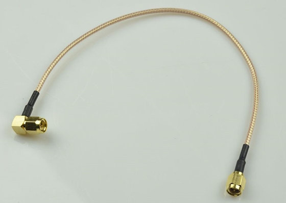 Custom RF Cable Assemblies TNC Female To MMCX Male RG 174 Connector