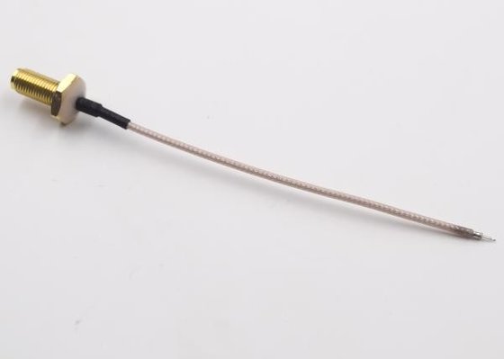 Waterproof RF Cable Assemblies SMA Female RG178 Coaxial Cable For Vehicle RoHs