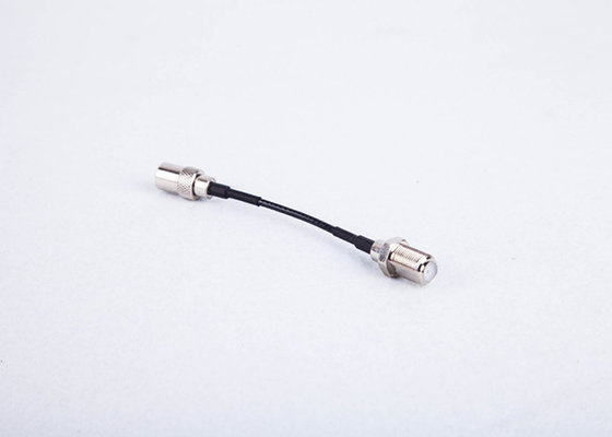 RG 174 Semi Rigid Cable Assemblies F Connector Female To IEC Connector Male