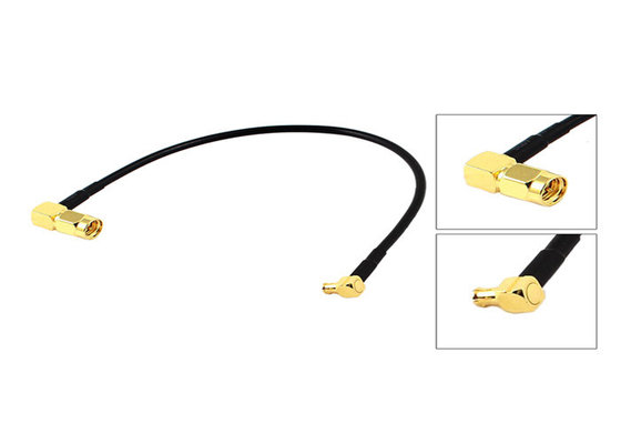Custom RF Cable Assemblies With SMA Male To MCX Male Extension Nickel Plating