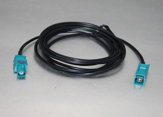 Automotive Fakra Female Connector Extension Cable Assembly Cable Port Type Z
