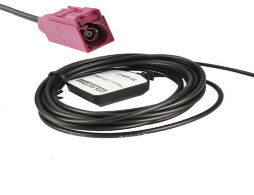Low Profile Multi Band GPS GSM Antenna RG 174 Cable Black Fakra Connector
