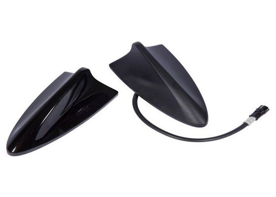 Black Roof Mount Car Shark Fin Antenna Universal Type GPS Aerial 50 W Max.