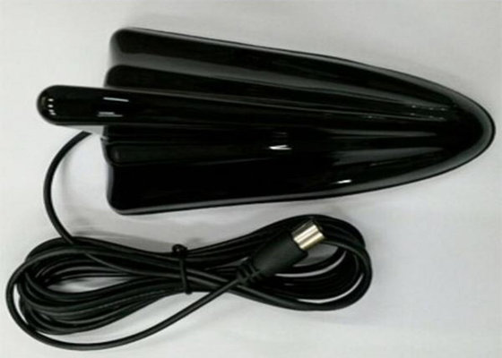 Black Roof Mount Car Shark Fin Antenna Universal Type GPS Aerial 50 W Max.