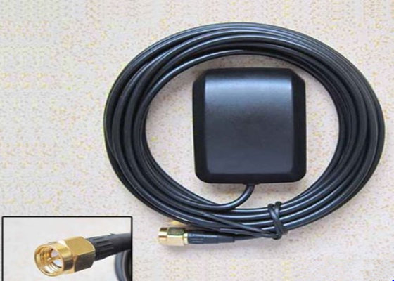 High Gain Active GPS Antenna SMA Connector , 1575 Navigation Car GPS Antenna