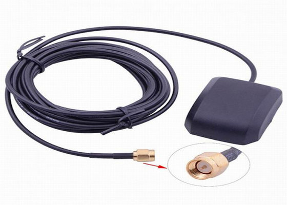 High Gain Active GPS Antenna SMA Connector , 1575 Navigation Car GPS Antenna