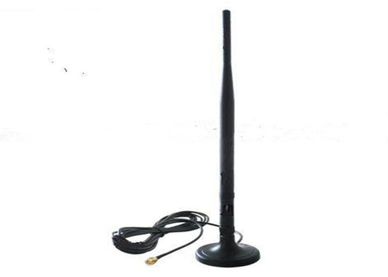 RP - SMA Male Magnetic TV Antenna 3.0Kg Pull Test  For 5.8GHz Wlan System