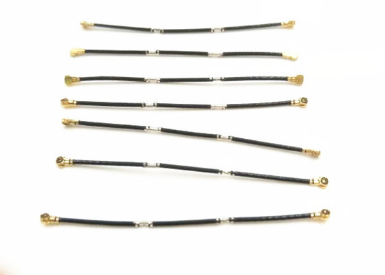 X.FL Compatible RF Custom Coax Cable Assemblies With One Groud Clip