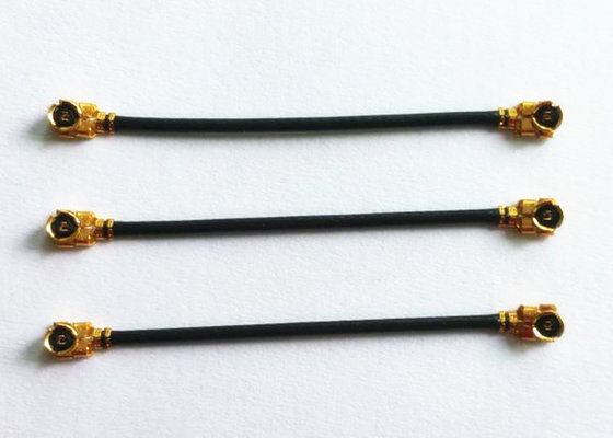 Double RF Coaxial Cable 20278-112R-13 Connectors For Wireless LAN Antenna
