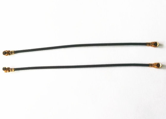 Double RF Coaxial Cable 20278-112R-13 Connectors For Wireless LAN Antenna