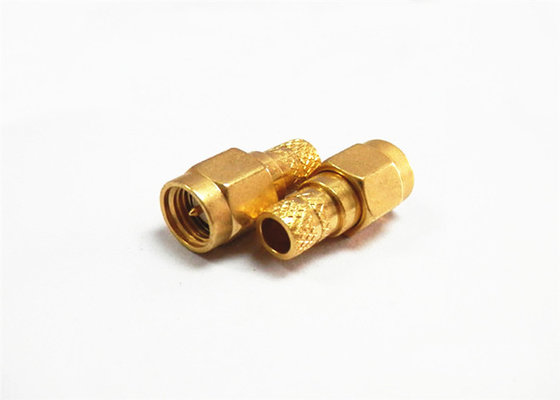 Male Female Wire Connectors RG402 / 405 RG58 Cable SMA Bulkhead Adapter