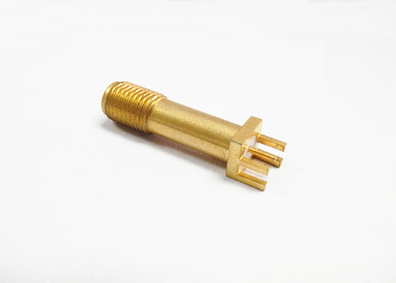 Thread Coupling Miniature SMA Female Bulkhead Connector PCB Mount SMA-KYE2