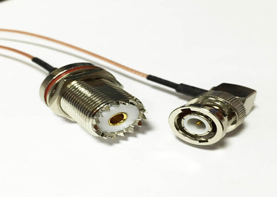 Straight Wheel BNC Male to UHF Female Adapter SO239 PL259 Radio Frequency Connectors