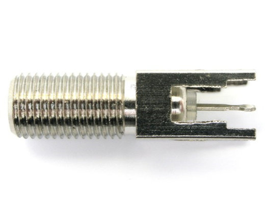 PC Board RF Antenna Connector Adapters , F Type Female Connector PCB
