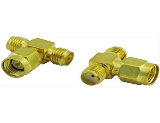 T schreiben Mann des Rf-Antennen-Verbindungsstück-SMA zu weiblichem Rf Spliter Adapter mit 2 SMA