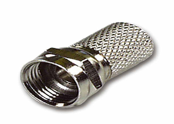 F Plug RF Antenna Connector Copper Twist On F Connector RG6 For TV