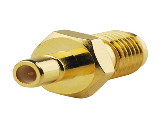 Weatherproof SMB Coax Connector , SMB Male To SMA Female SMB Antenna Connector