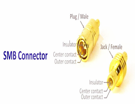 1.5 VSWR SMB RF Connector SMA Male To SMB Female Adapter 0-18 Ghz