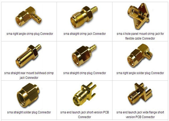 1.5 VSWR SMB RF Connector SMA Male To SMB Female Adapter 0-18 Ghz