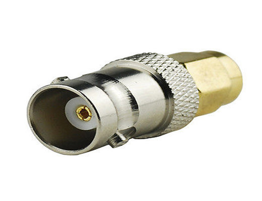 SMB Female to BNC Male RF Antenna Connector Adapters Nickel Plating
