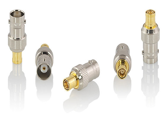 SMB Female to BNC Male RF Antenna Connector Adapters Nickel Plating