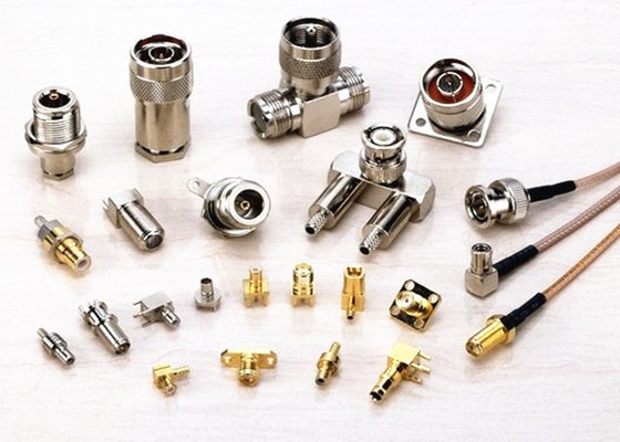 SMB Female to BNC Male RF Antenna Connector Adapters Nickel Plating