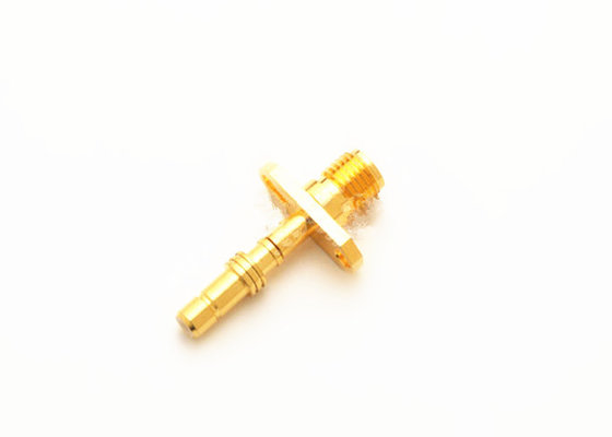 SMB RF connector Coaxial Mount Panel Receptacle Jack 2 Hole Connector