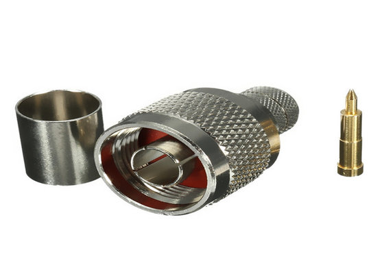 Crimp Straight GR 214 Satellite Aerial Connectors N Type Male Plug